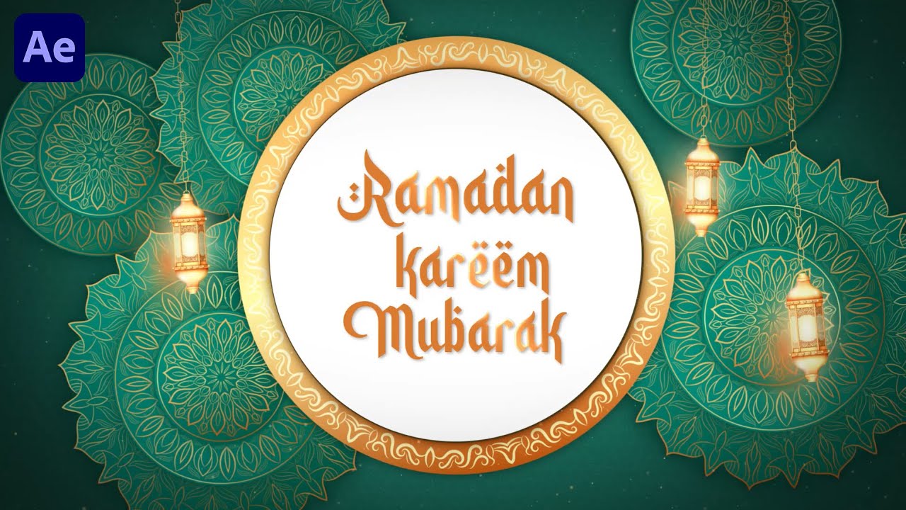 Ramadan Kareem Intro in After Effects | After Effects Tutorial | Effect ...