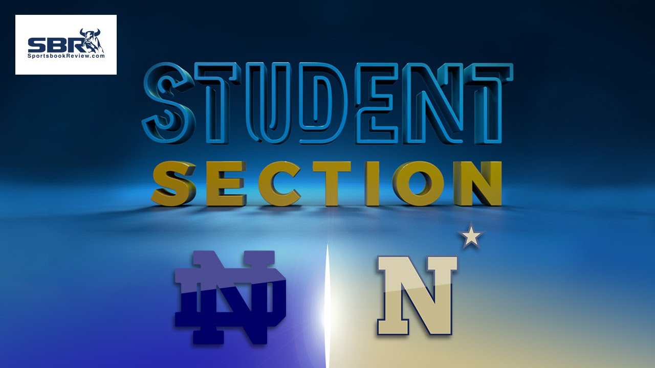 Notre Dame vs. Navy | Student Section | NCAAF Picks - YouTube