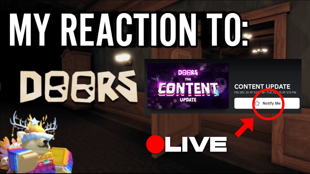 PLAYING THE NEW DOORS CONTENT UPDATE LIVE...! - YouTube