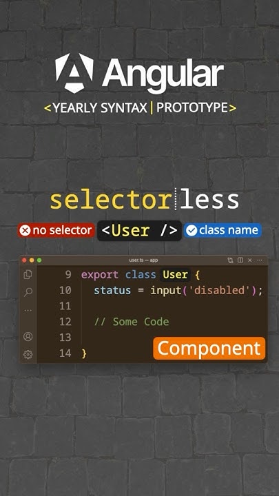 Angular Selectorless: Early Syntax in 3 Steps #angular #selectorless - YouTube