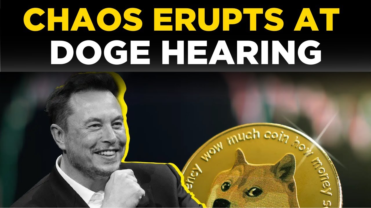 DOGE Senate Hearing LIVE | Chaos Erupts During DOGE Hearing | Elon Musk ...