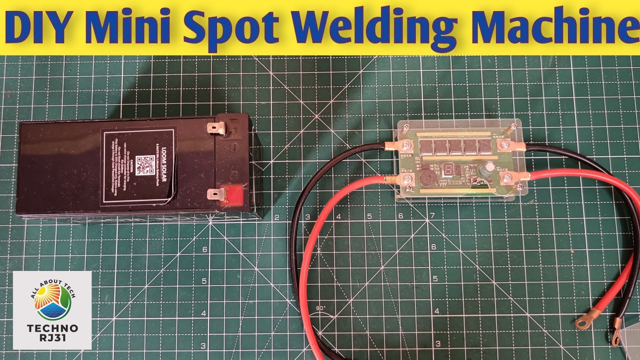DIY mini spot welding Machine | Unboxing And Review | Cheap And Best ...