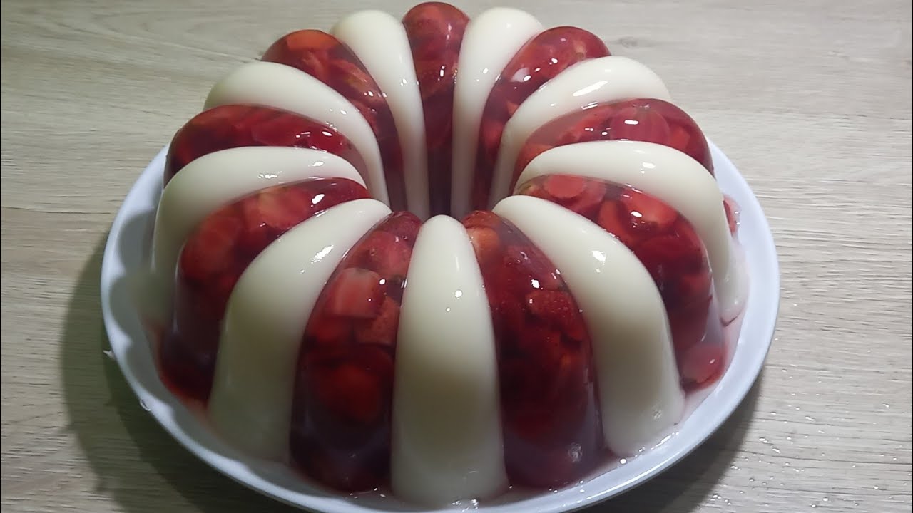 PUDING KACA BUAH STRAWBERY ‼️ #puding #pudingkaca #pudingbuah - YouTube