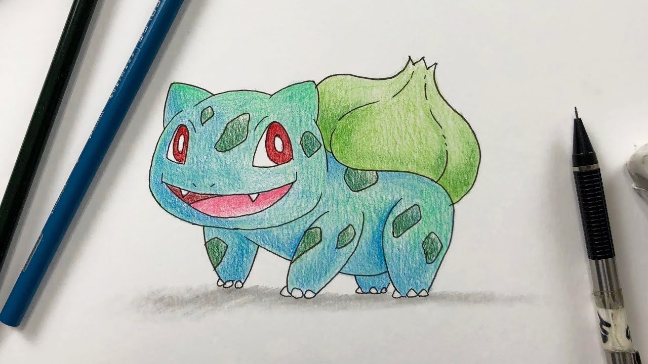 How To Draw Bulbasaur - YouTube