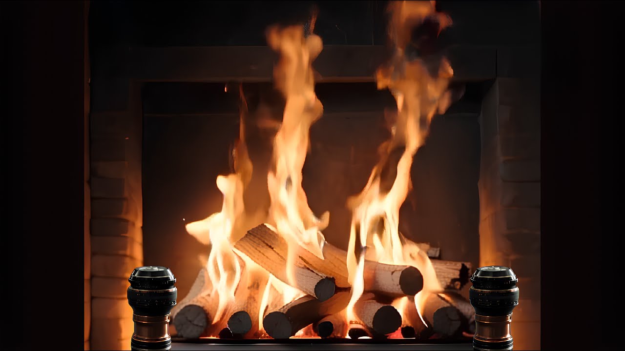 Fireside Serenity Mesmerizing Close Up Fireplace Experience Relaxing 4K ...
