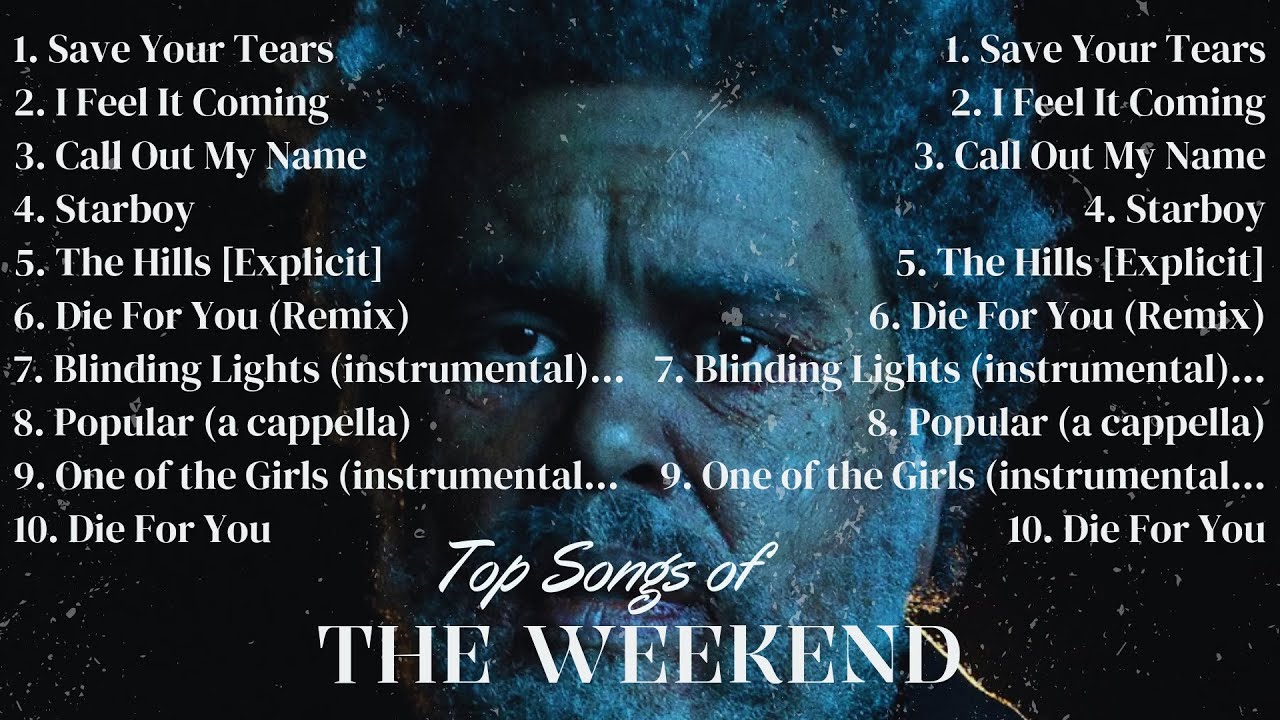 [Playlist] The Weekend - PERFORMING THE GREATEST HITS - YouTube