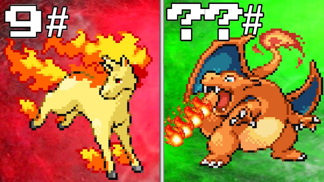I scientifically ranked every FIRE type in Pokemon Fire Red Leaf Green ...