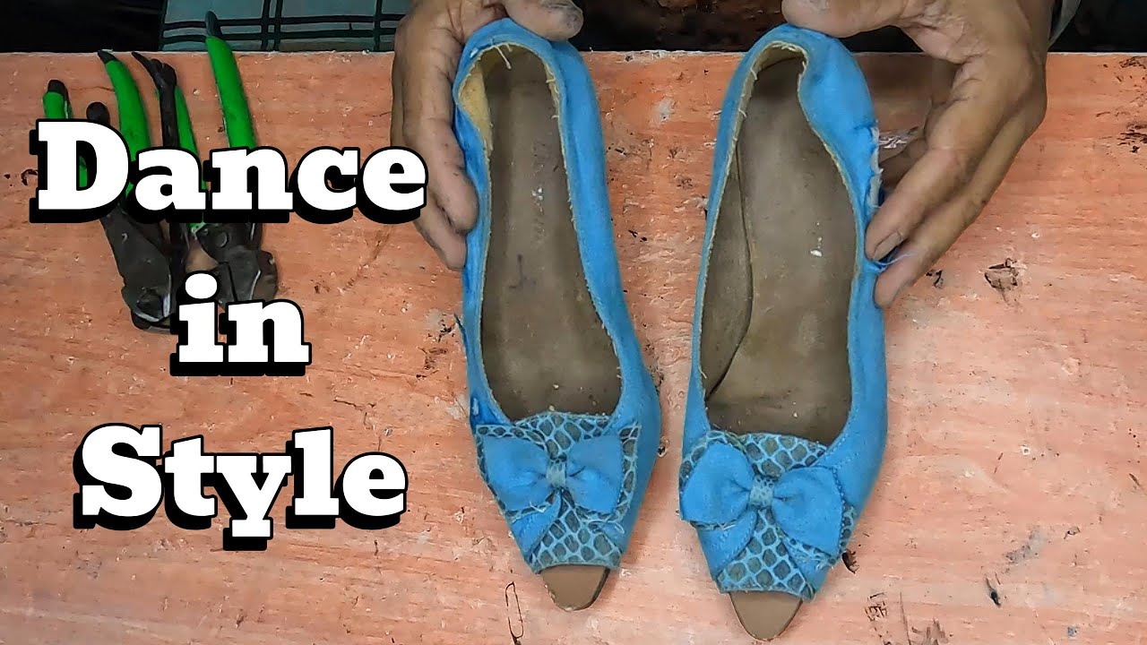 Transform Normal Heels into Stunning Dancing Shoes | DIY Shoe Makeover ...