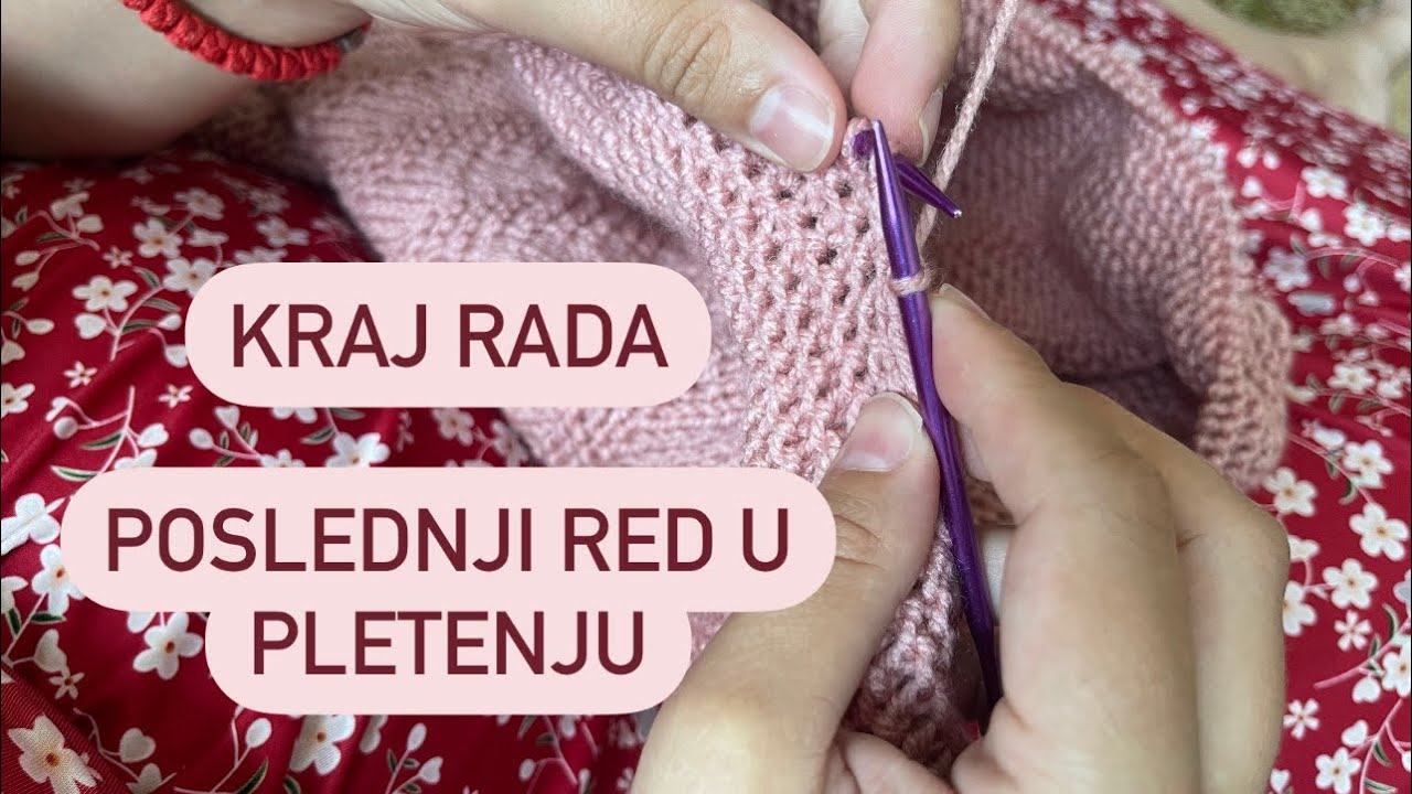 Kako završiti pletenje // Cast off knitting // TejkaPlete 🧶 - YouTube