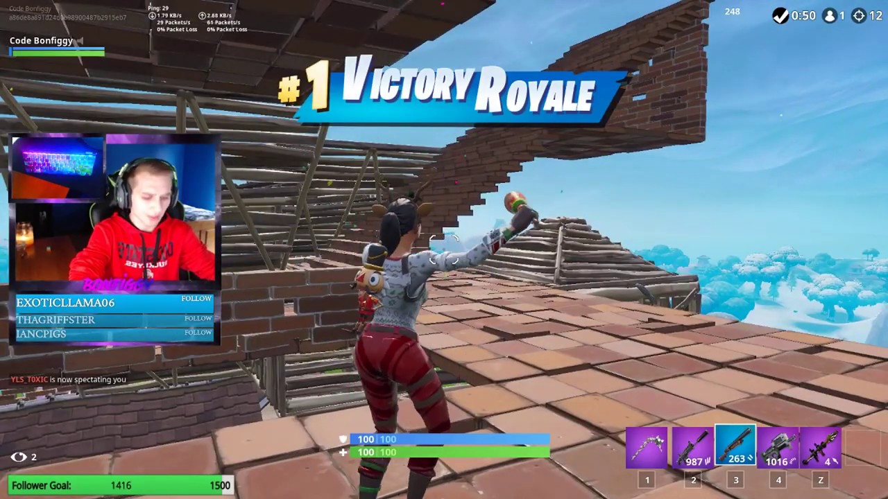 Fortnite - 12 Eliminations New Siphon Game Mode Live! - YouTube