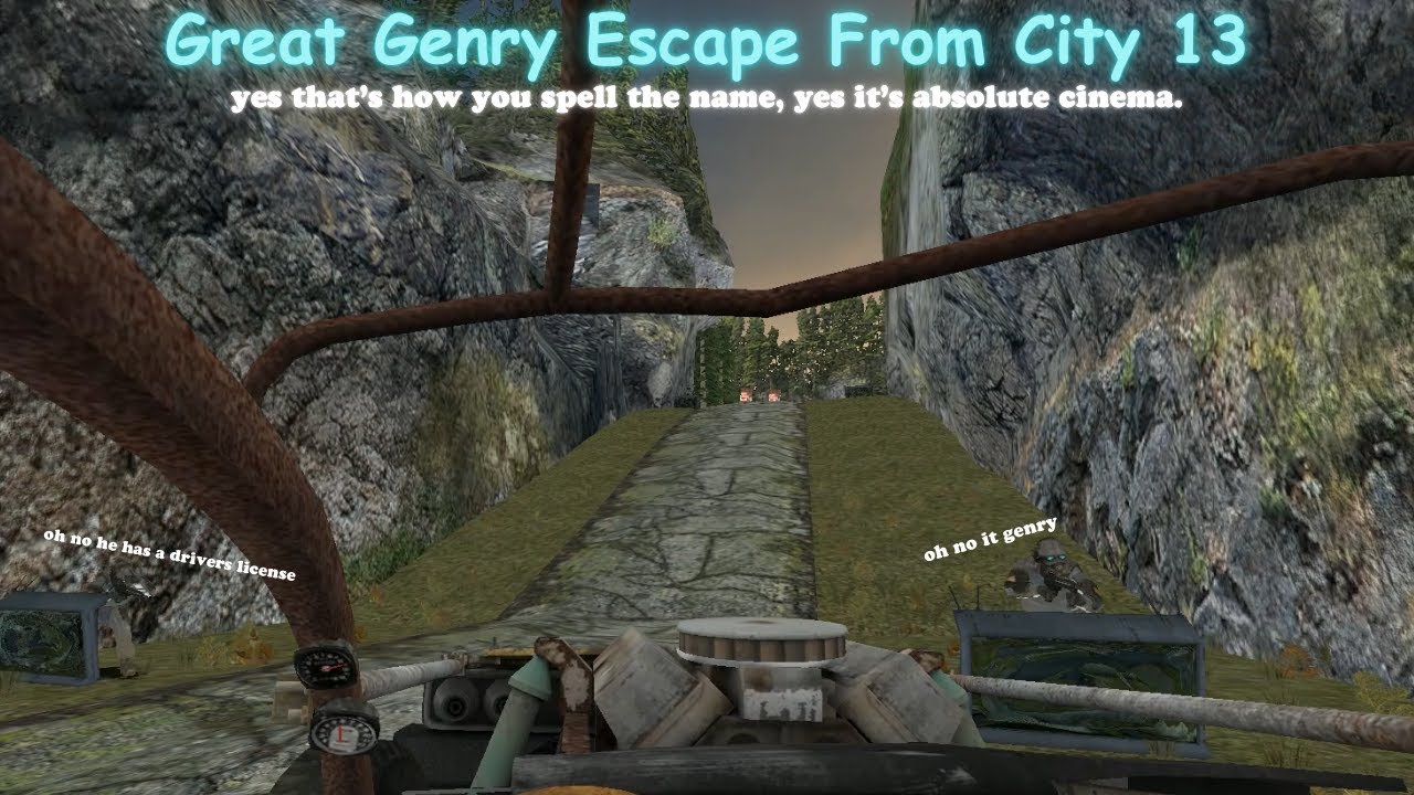 The best hl2 mod ever made (Great Genry Escape From City 13) - YouTube