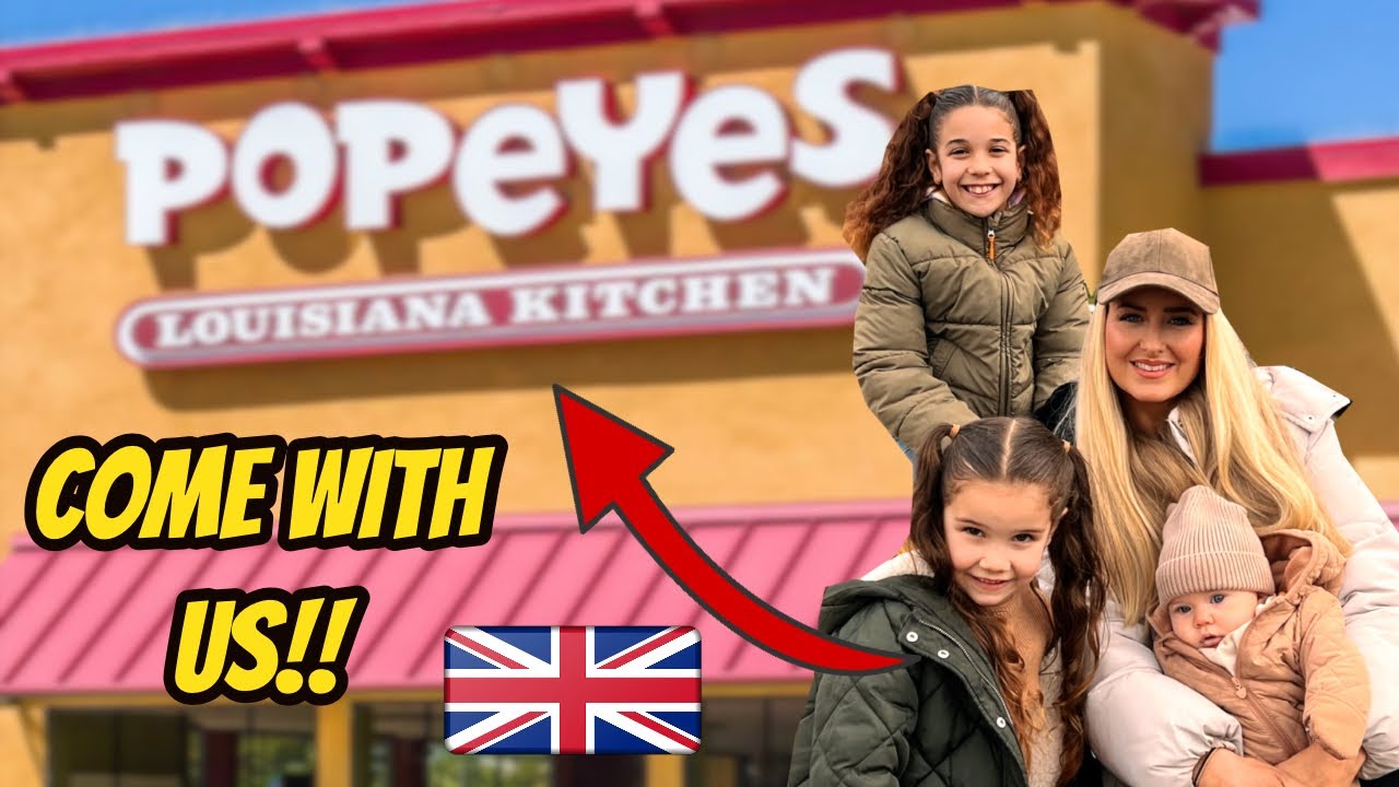 POPEYES opens in LONDON!! British family try POPEYES for the first time ...