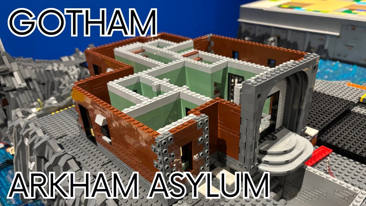 Building Gotham City in LEGO - Starting the New Arkham Asylum - YouTube