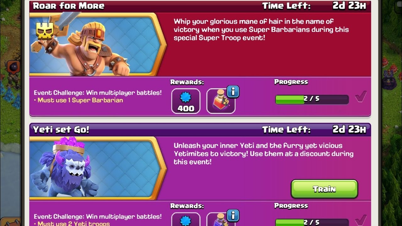 How to Complete Roar for More, Yeti Set Go & Heroes Beware Event in ...