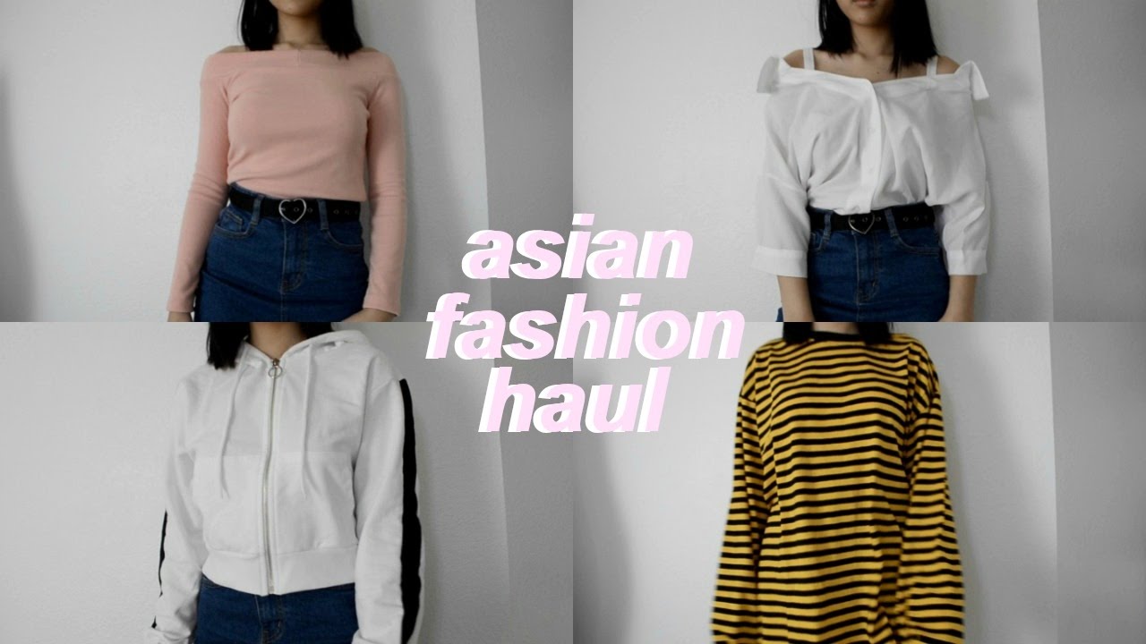 Try-on Asian Fashion Haul // mixxmix, aliexpress - YouTube