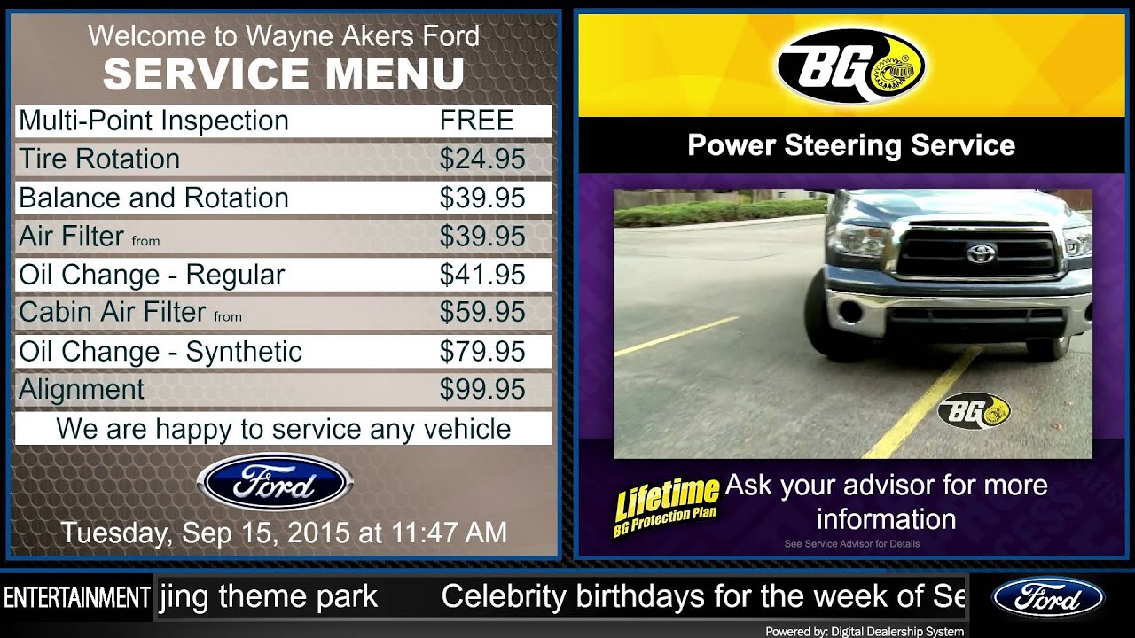 Digital Service Menu for Car Dealers - YouTube