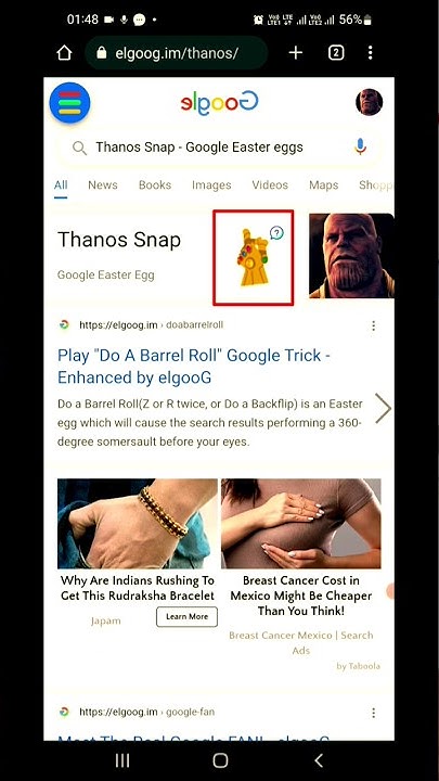 Thanos की मुठ्ठी में Google | Thanos Snap Google Trick | Best Google Search Tricks | Google ...