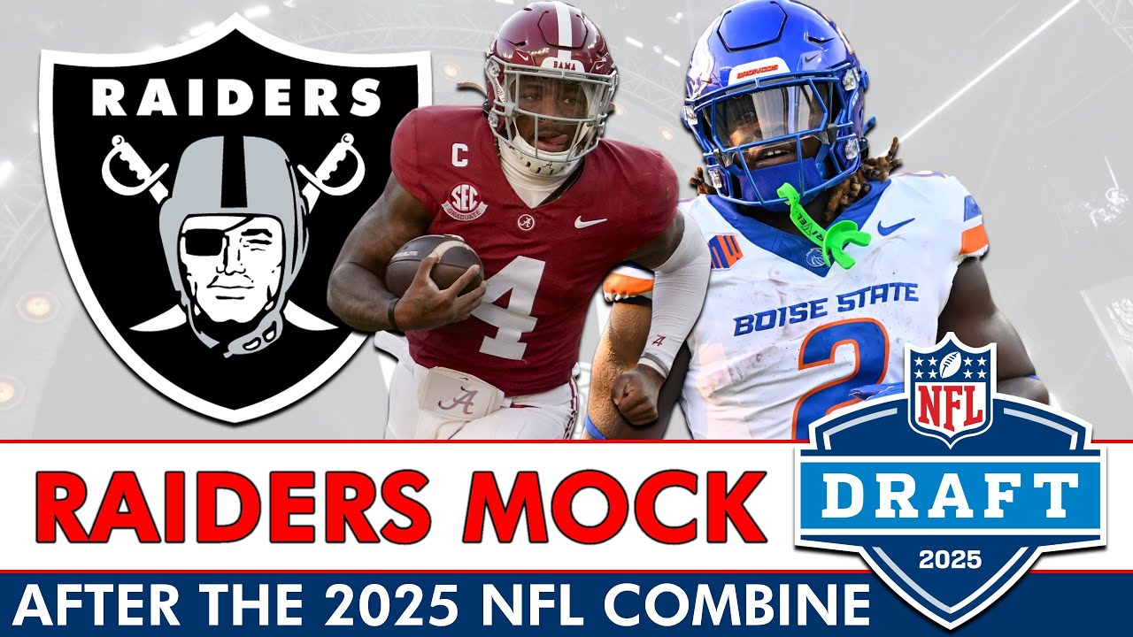 Raiders Mock Draft After The NFL Combine - YouTube