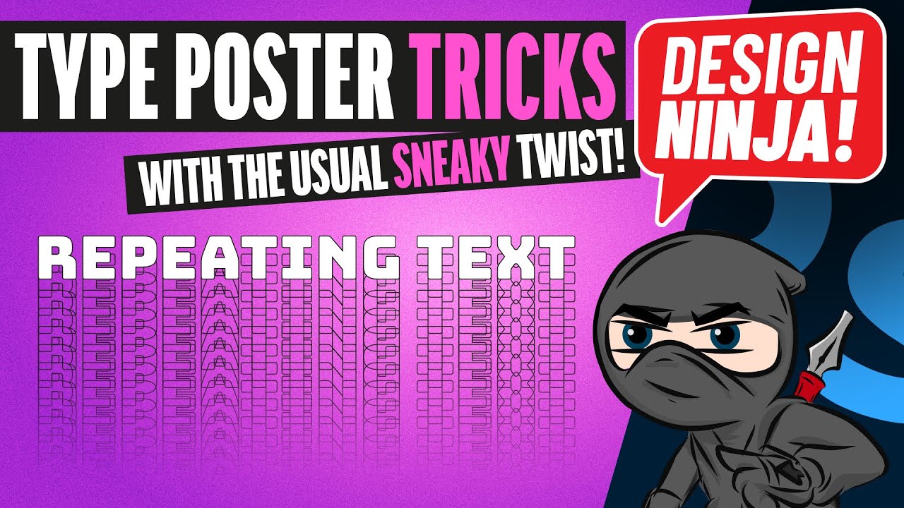 Create a Smart Repeating Text Background in Adobe InDesign - YouTube