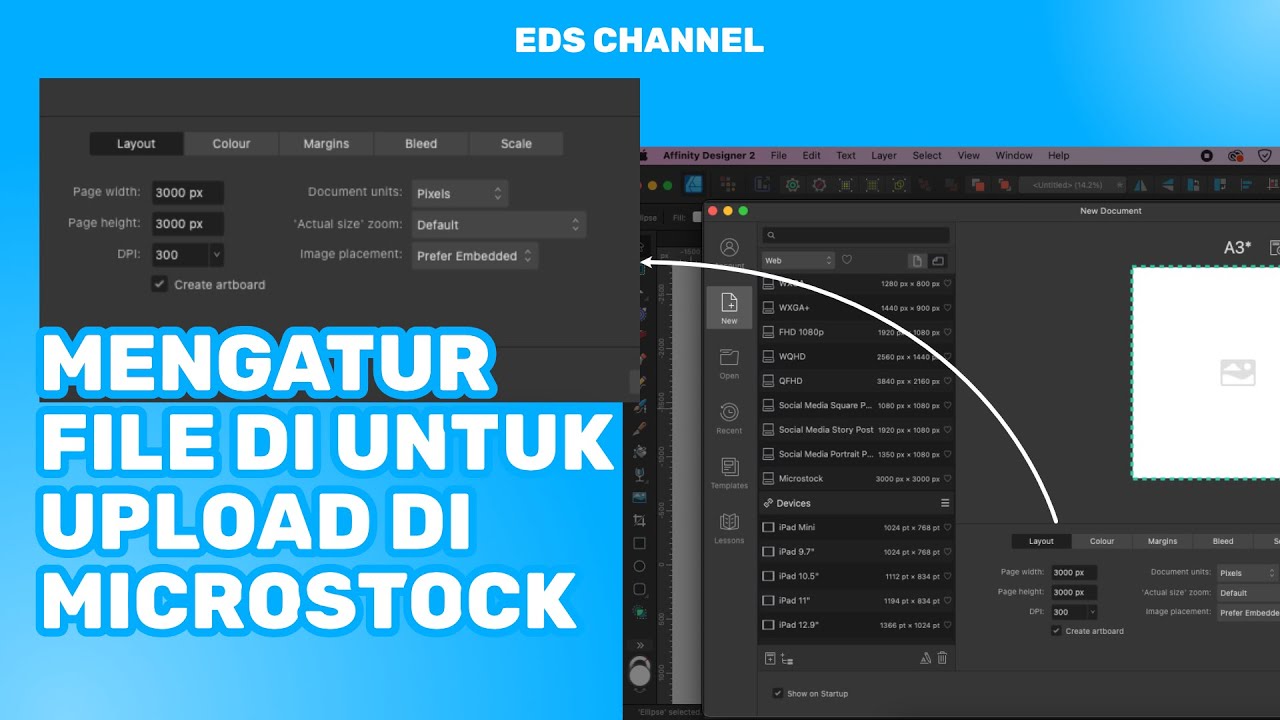 CARA SETTING FILE UNTUK UPLOAD DI MICROSTOCK - YouTube