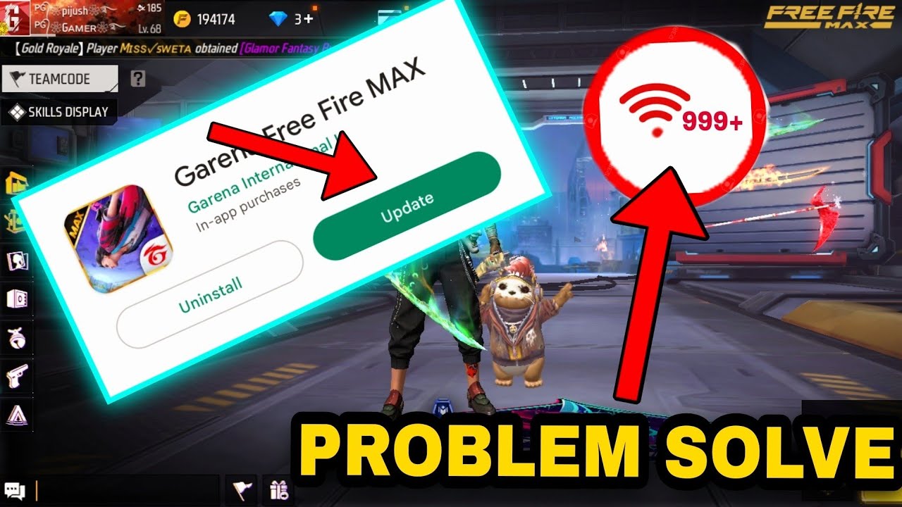 Free Fire Ping Problem Solve/High Ping Problem In ff/Free Fire 999 ...
