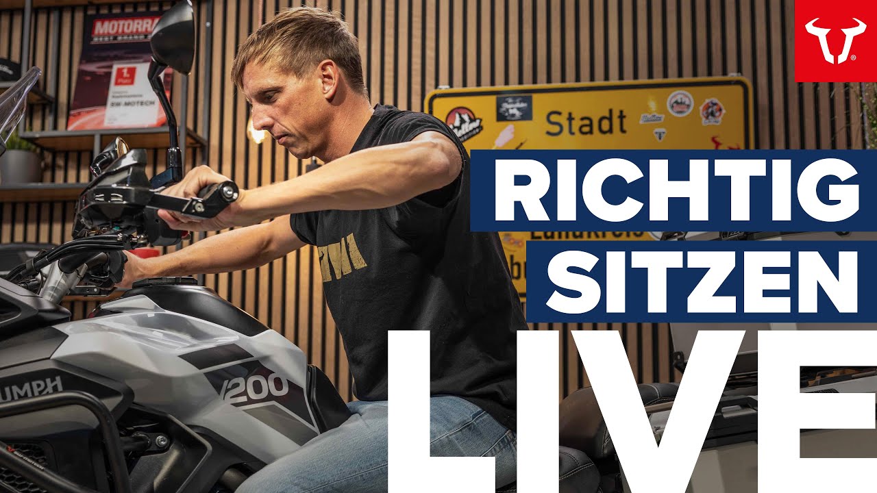 Richtig sitzen auf dem Motorrad - Tipps vom Physiotherapeuten - YouTube