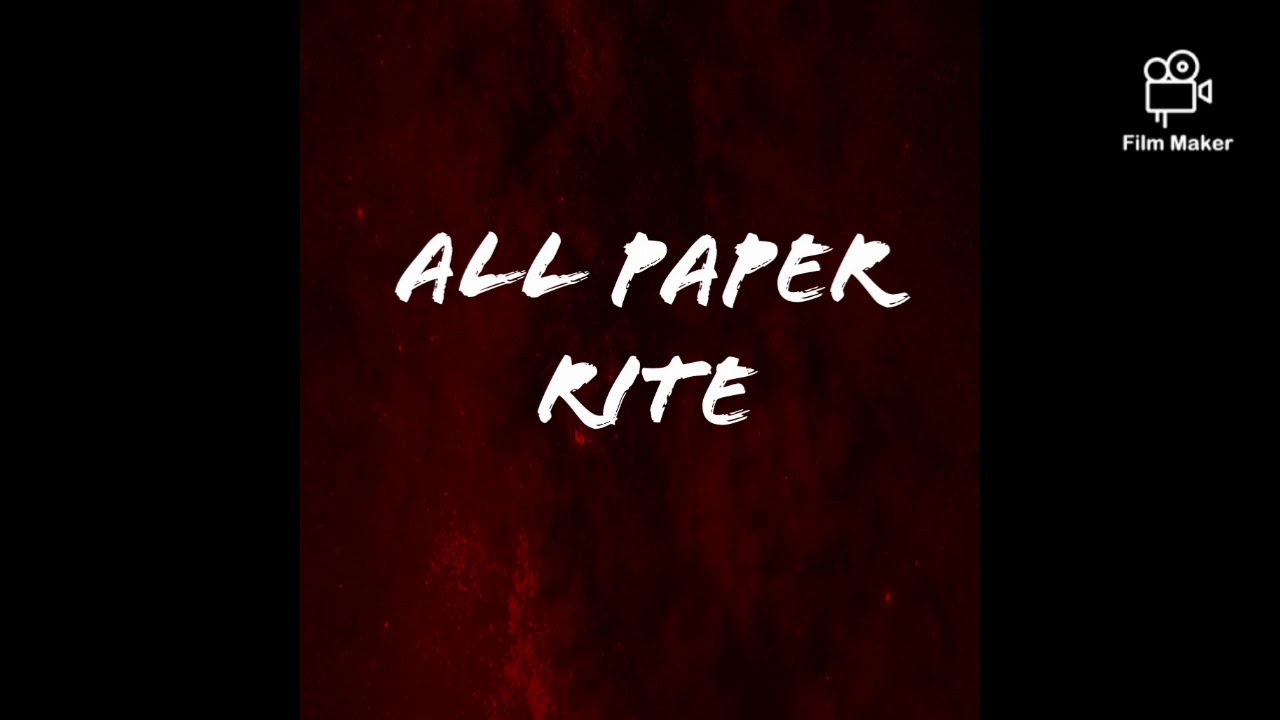 APR - All Paper Rite (Official Audio) - YouTube