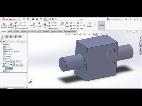 ASE Solidworks 03 Flyt et sketch plan - YouTube