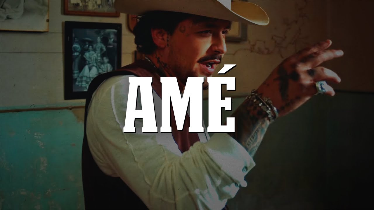 Christian Nodal - Amé (LETRA) - YouTube