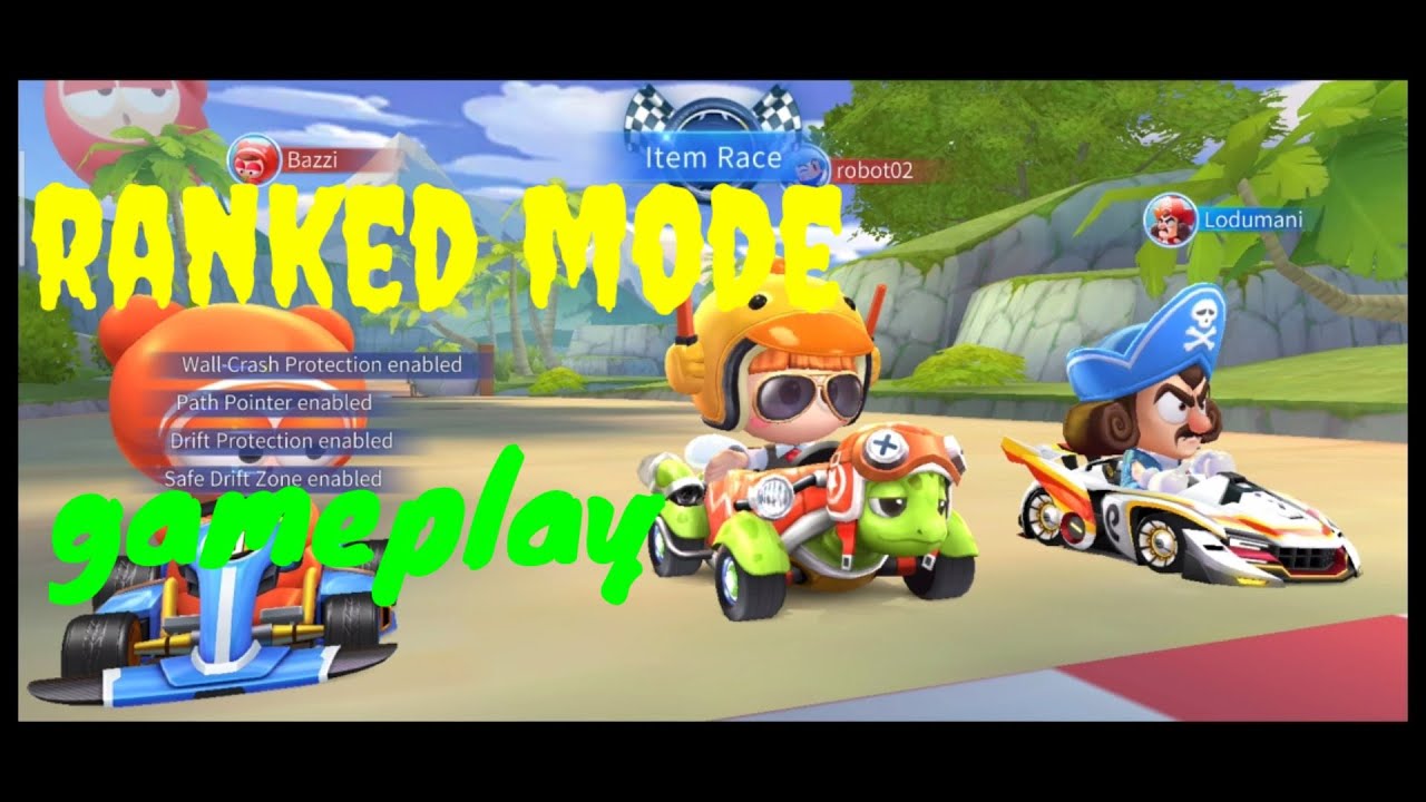 Kart Rider rush ranked game play - YouTube