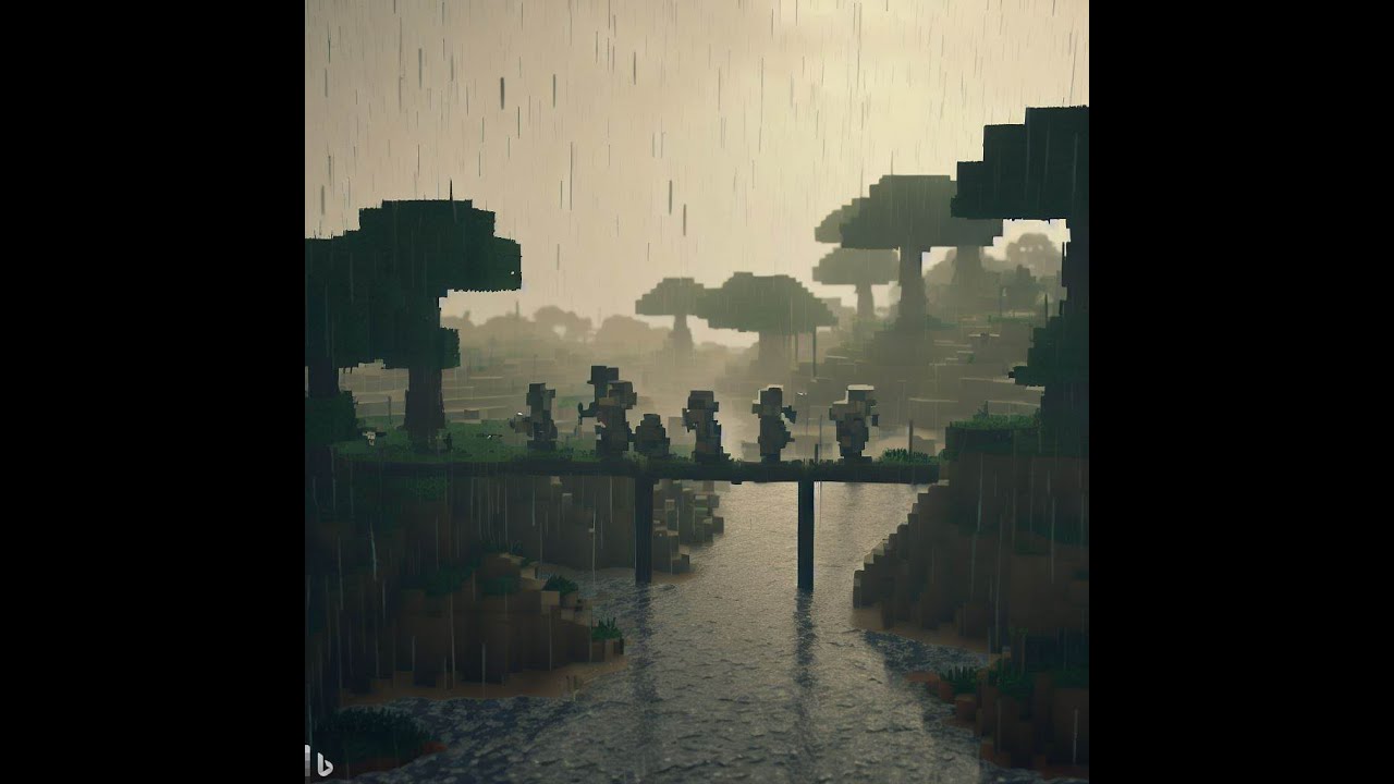 Mob minecraft building bridge 5 Part - YouTube