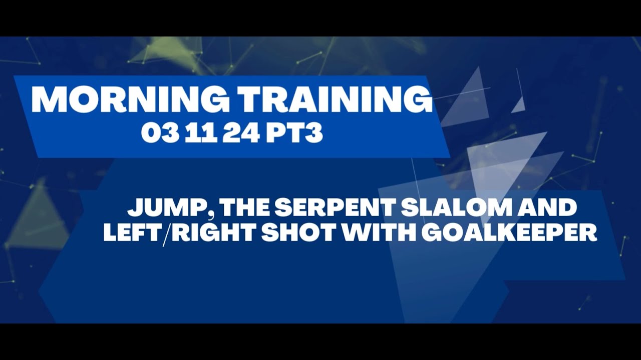 Mr Football International: Morning training 03 11 24 pt 3 Entrainement ...