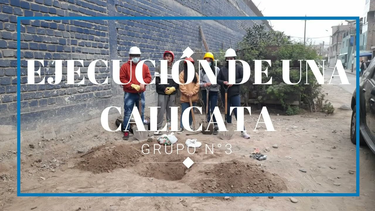 ELABORACION DE UNA CALICATA - UCV - YouTube