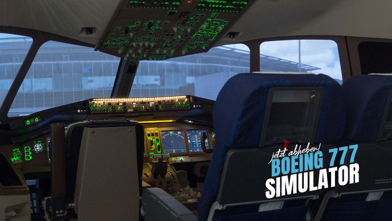 Flugsimulator Boeing 777 - Flightbase - YouTube