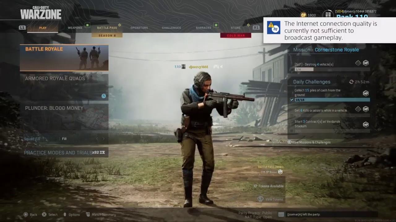 Hot spot Live streaming call of duty modern warfare WarZone Streaming ...