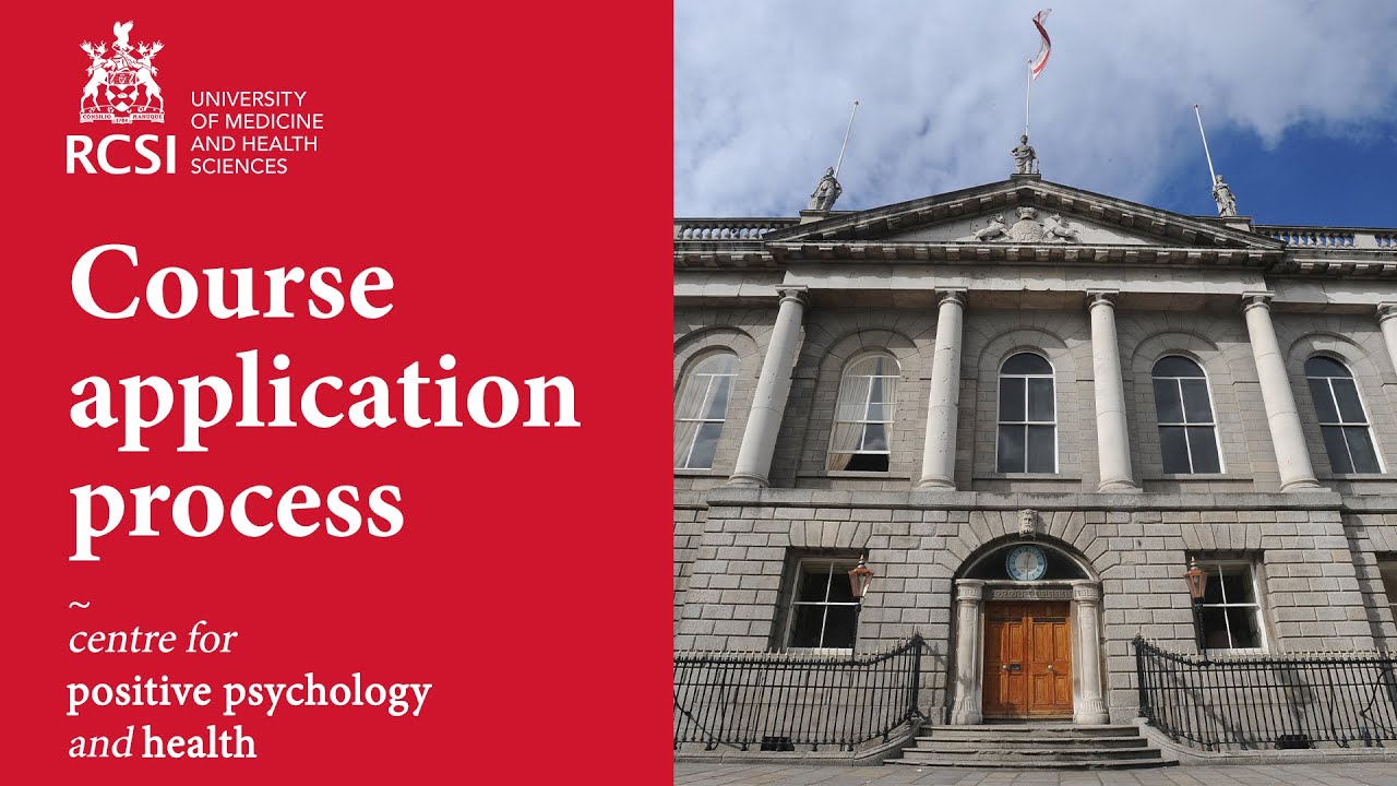 RCSI Professional Diploma in Positive Health - course application ...