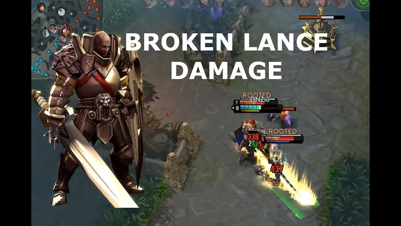 BROKEN LANCE DAMAGE! Vainglory 5v5 - YouTube