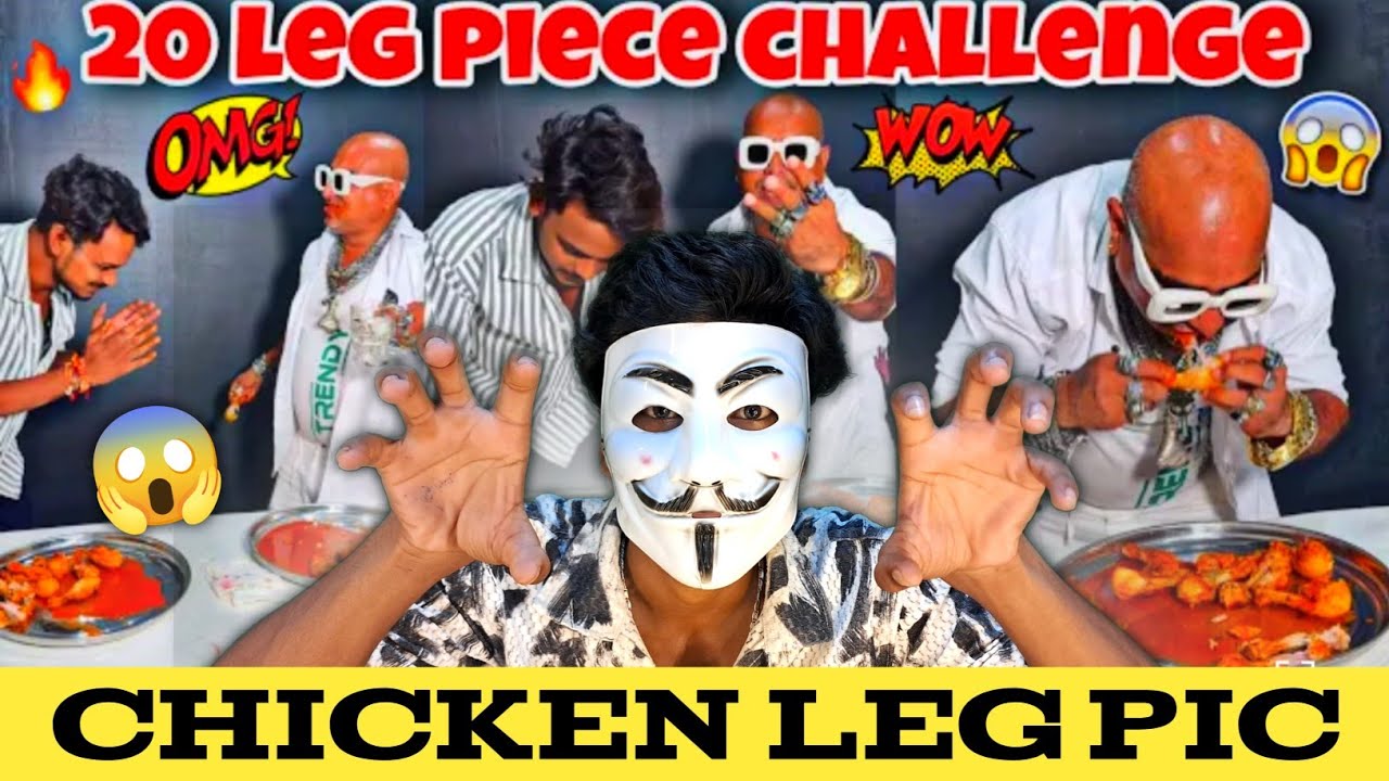 20 Leg Piece Challenging Roast Video || Ulhas Kamathe || Chiken Leg ...