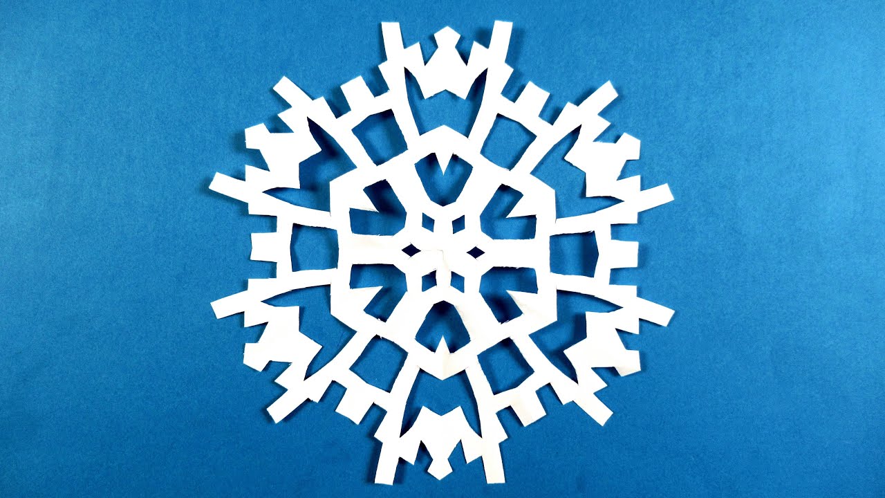 How to make a snowflake out of paper. Make snowflakes out of paper ...