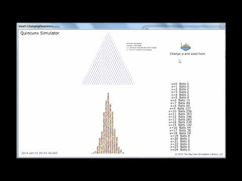 13-1 Quincunx Binomial Simulator