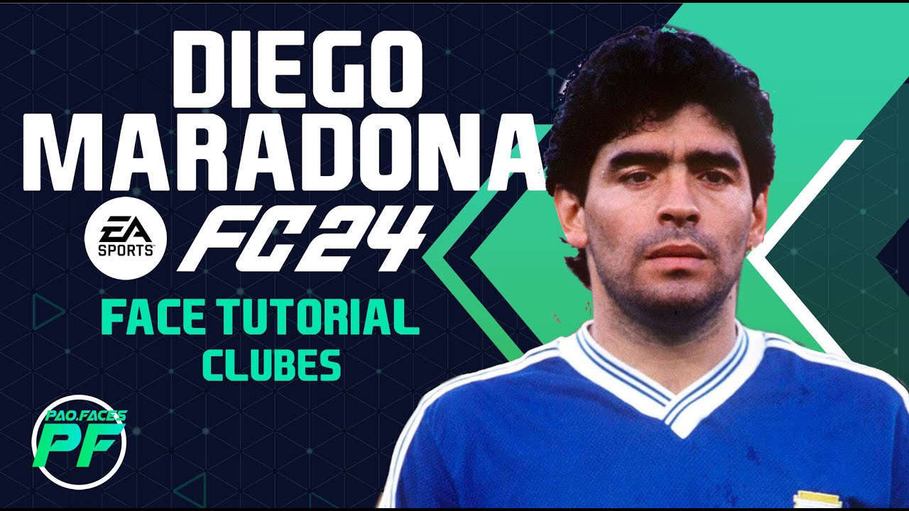 Ea Fc 24 Diego Maradona Face Pro Clubs Clubes Pro Face Creation
