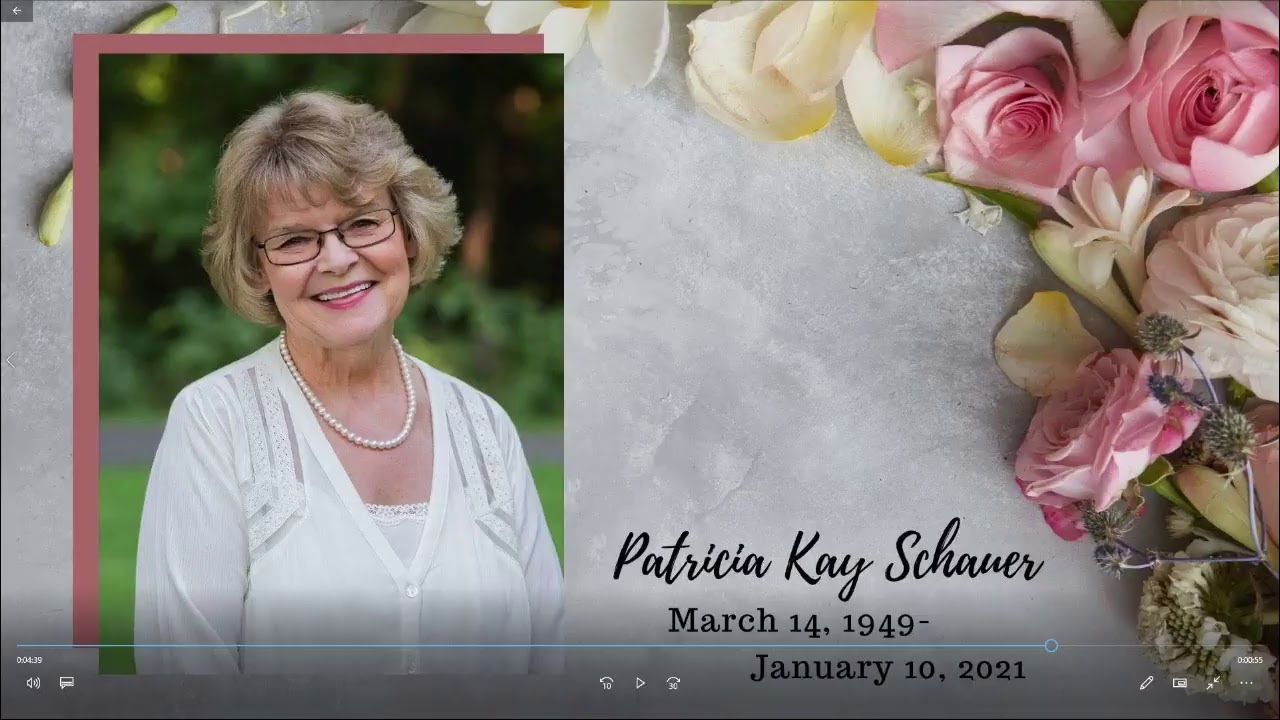 Pat Schauer Funeral Service - YouTube