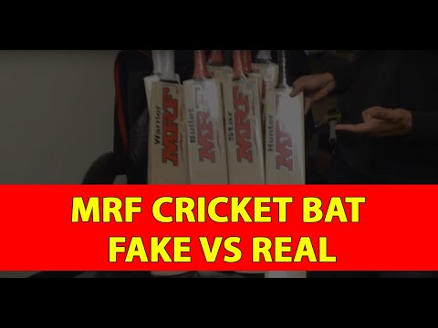 #MRF Cricket Bat Fake Vs Real Review | Cricket Store Online - YouTube