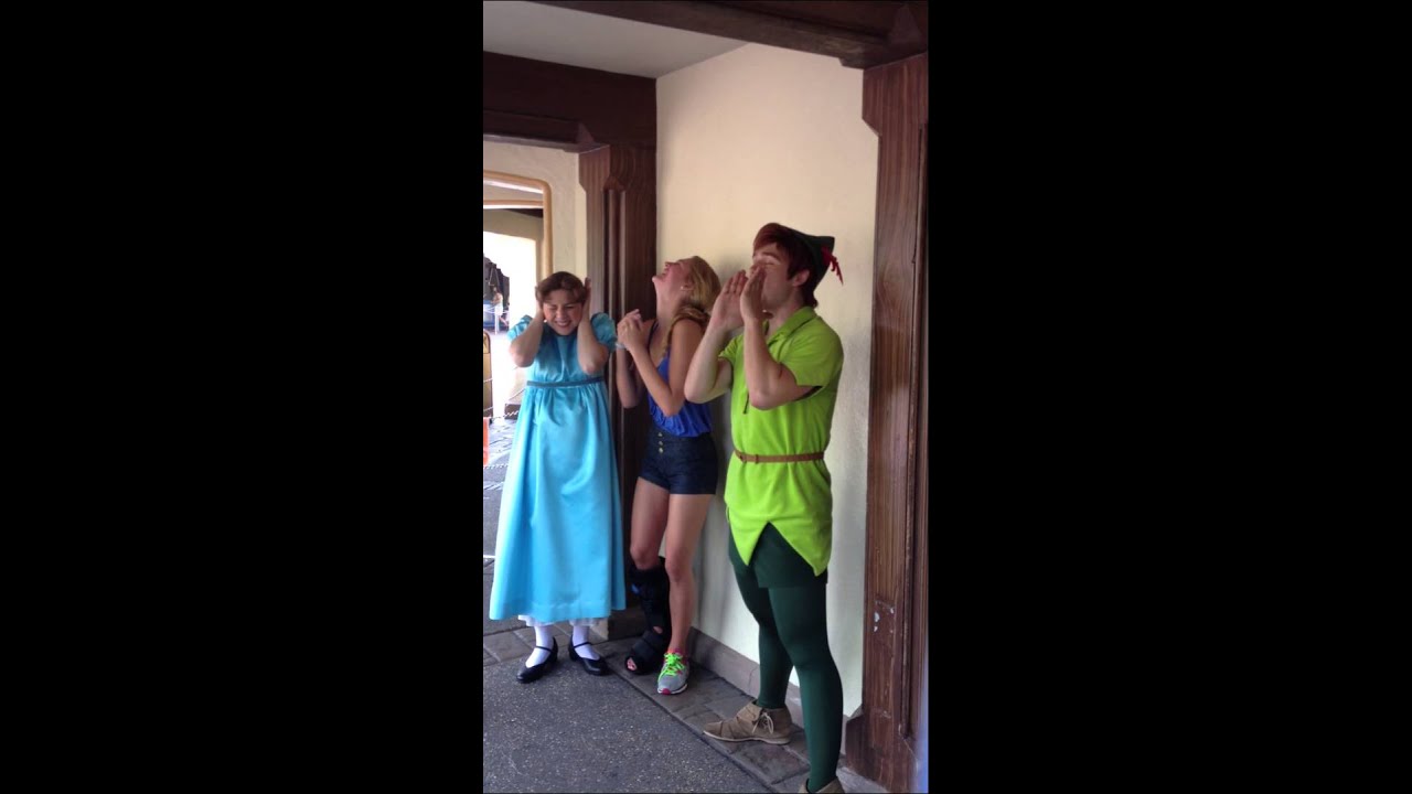 Peter Pan Crowing Disney World 2013 - YouTube