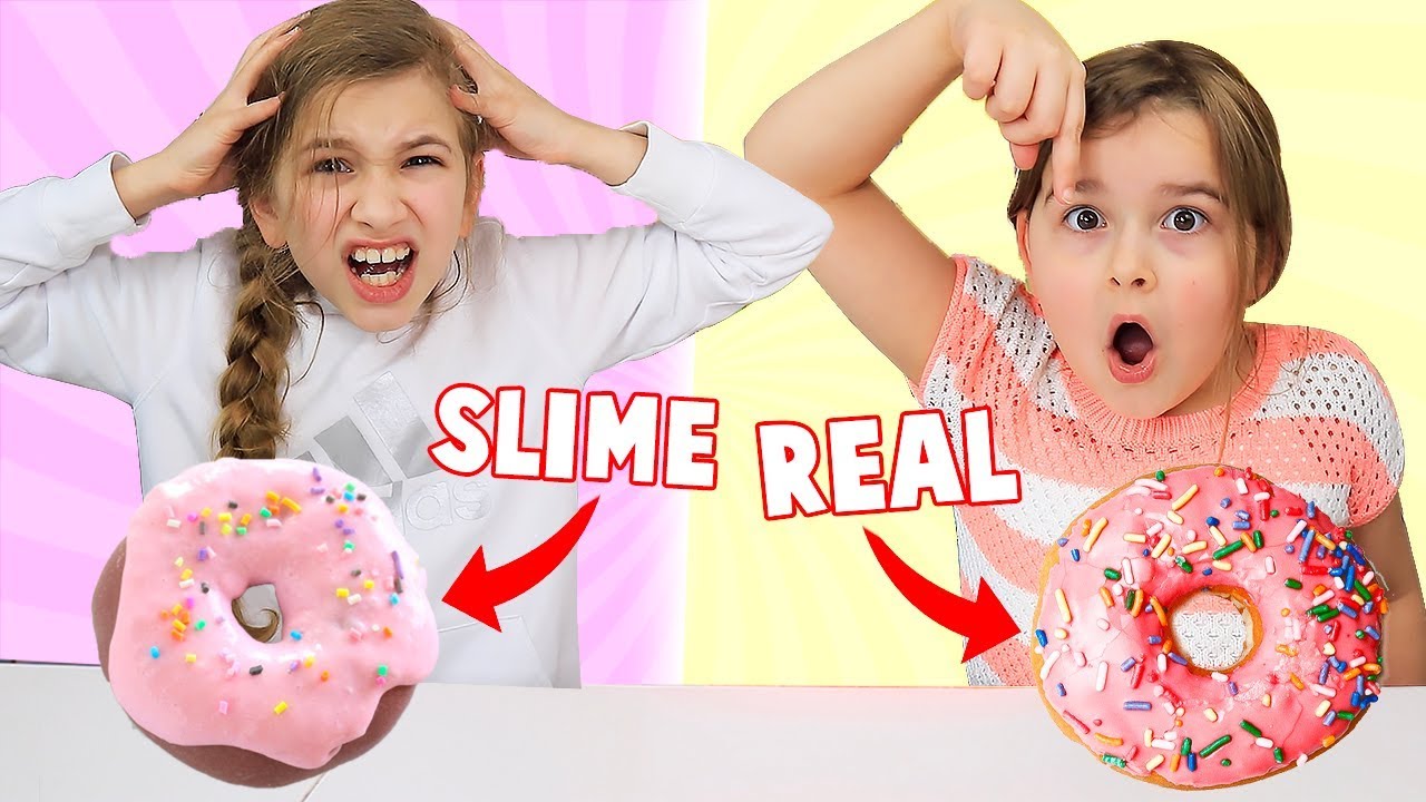 Real Food vs Slime Food Switch Up Challenge!!! | JKrew - YouTube