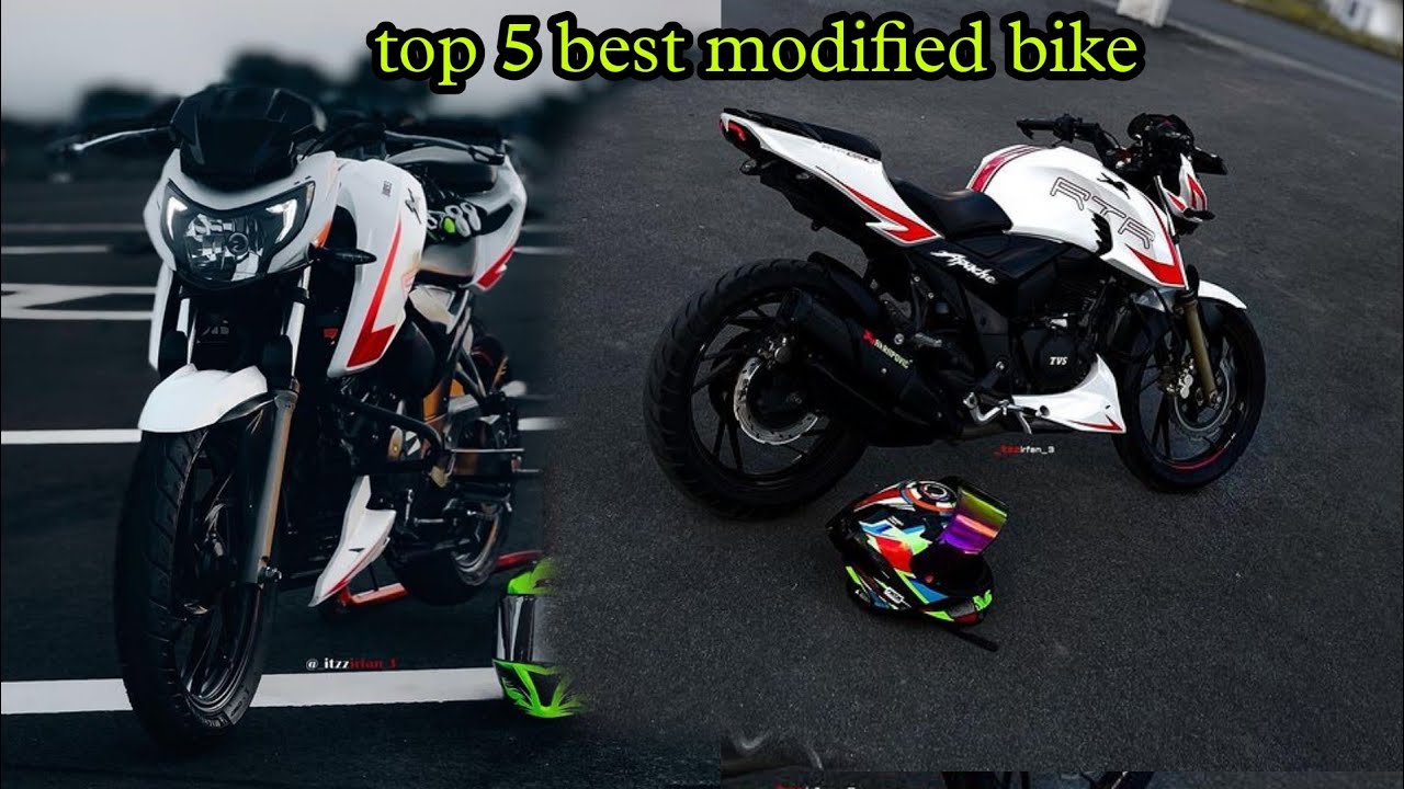top best modified Tvs apache 4v modified 2023 || apache rtr 160 4v ...