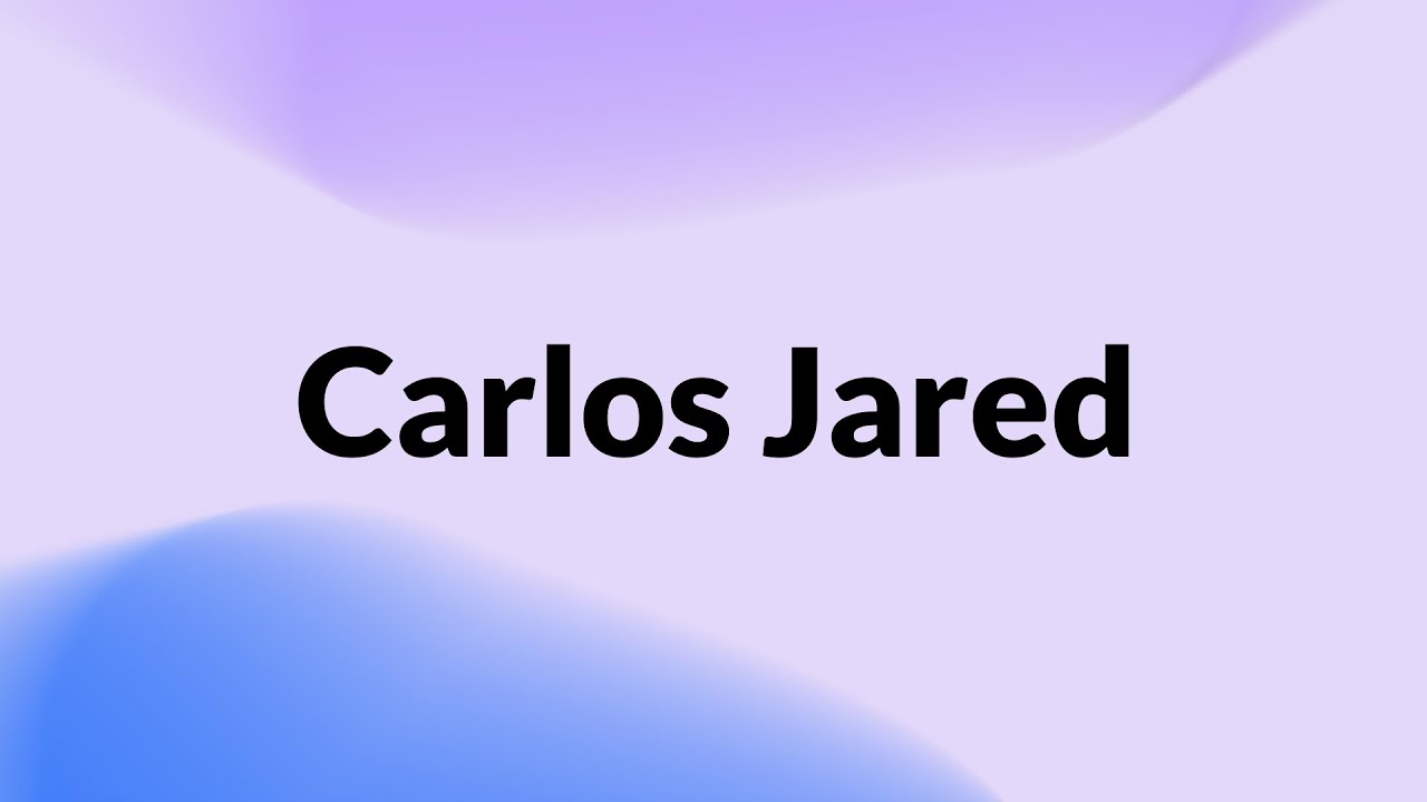 Carlos Jared | Demo Reel | Motion Graphics | Video - YouTube