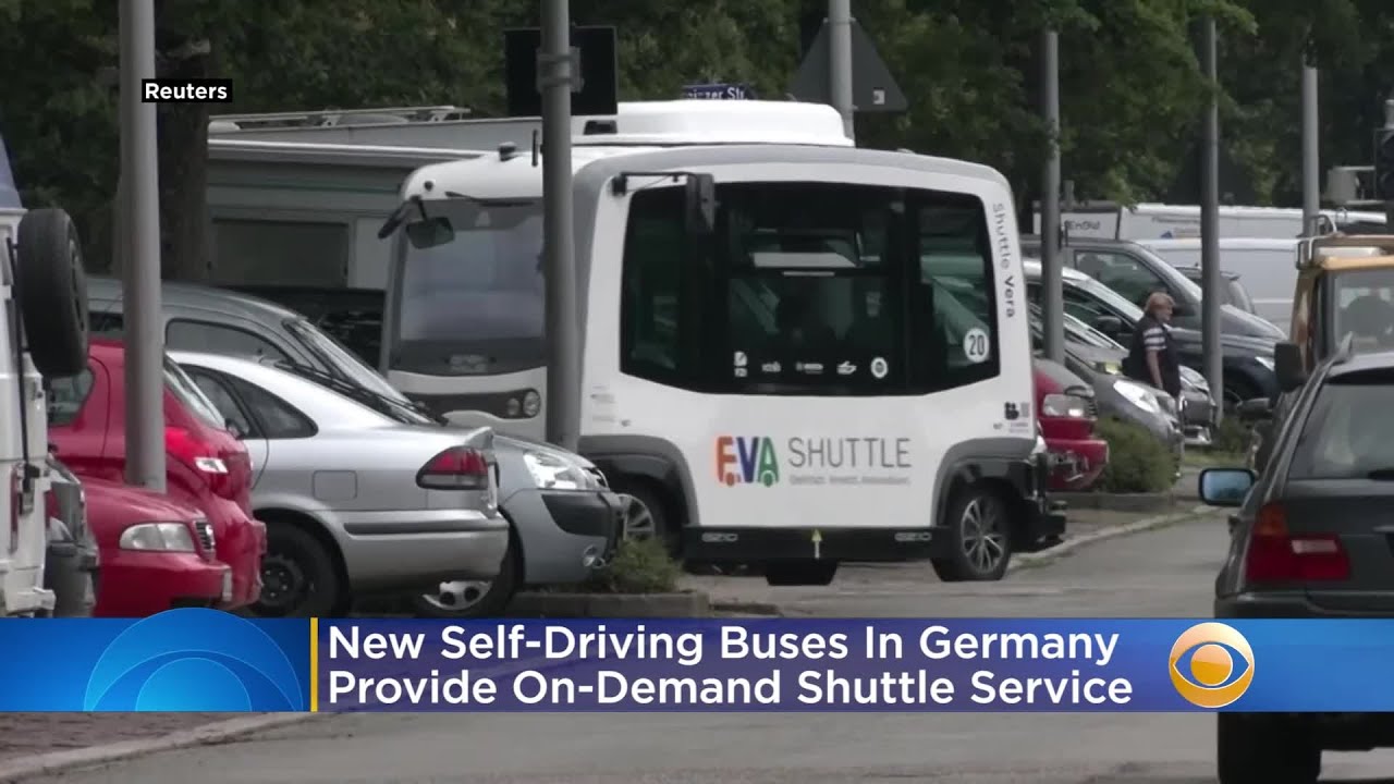 Self-Driving Buses That Provide On-Demand Shuttle Service To Passengers ...
