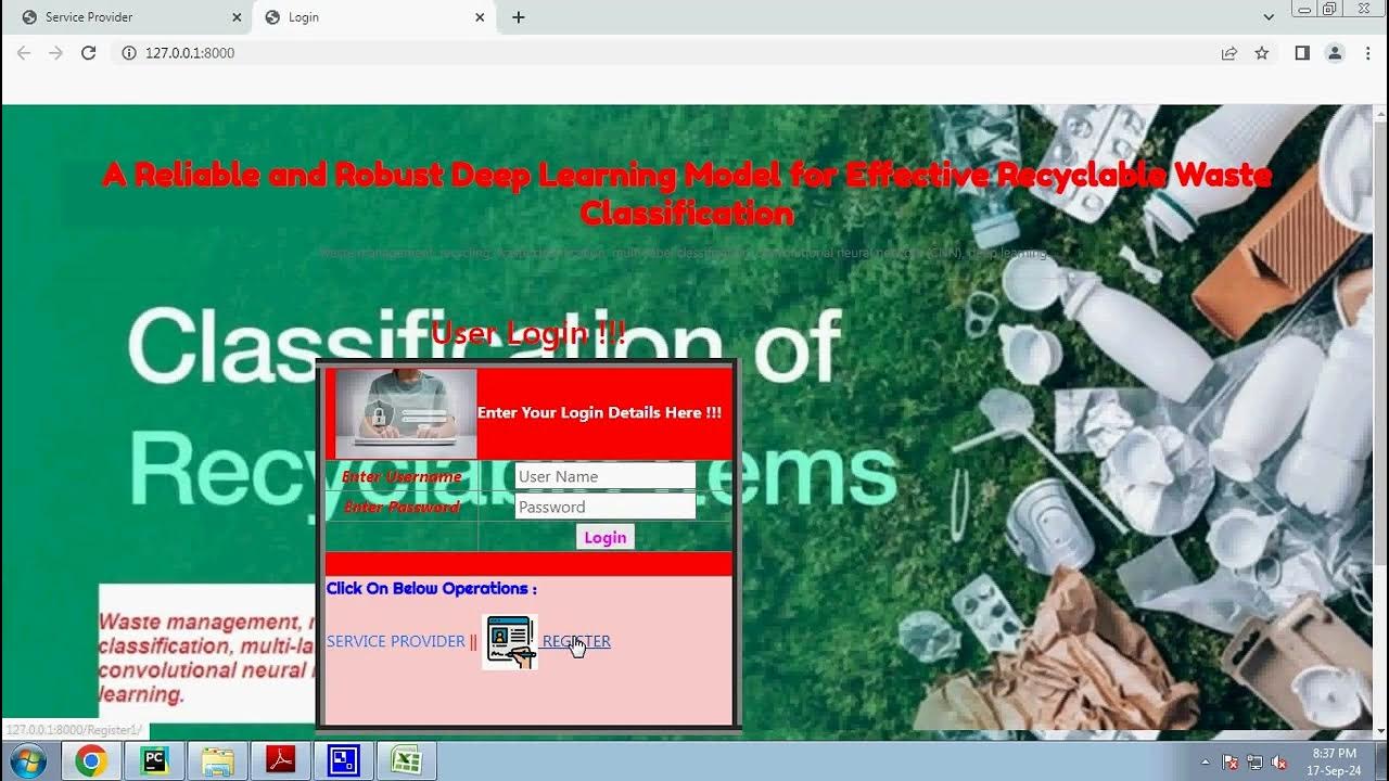 A Reliable and Robust Deep Learning Model for Effective Recyclable Waste Classification - YouTube