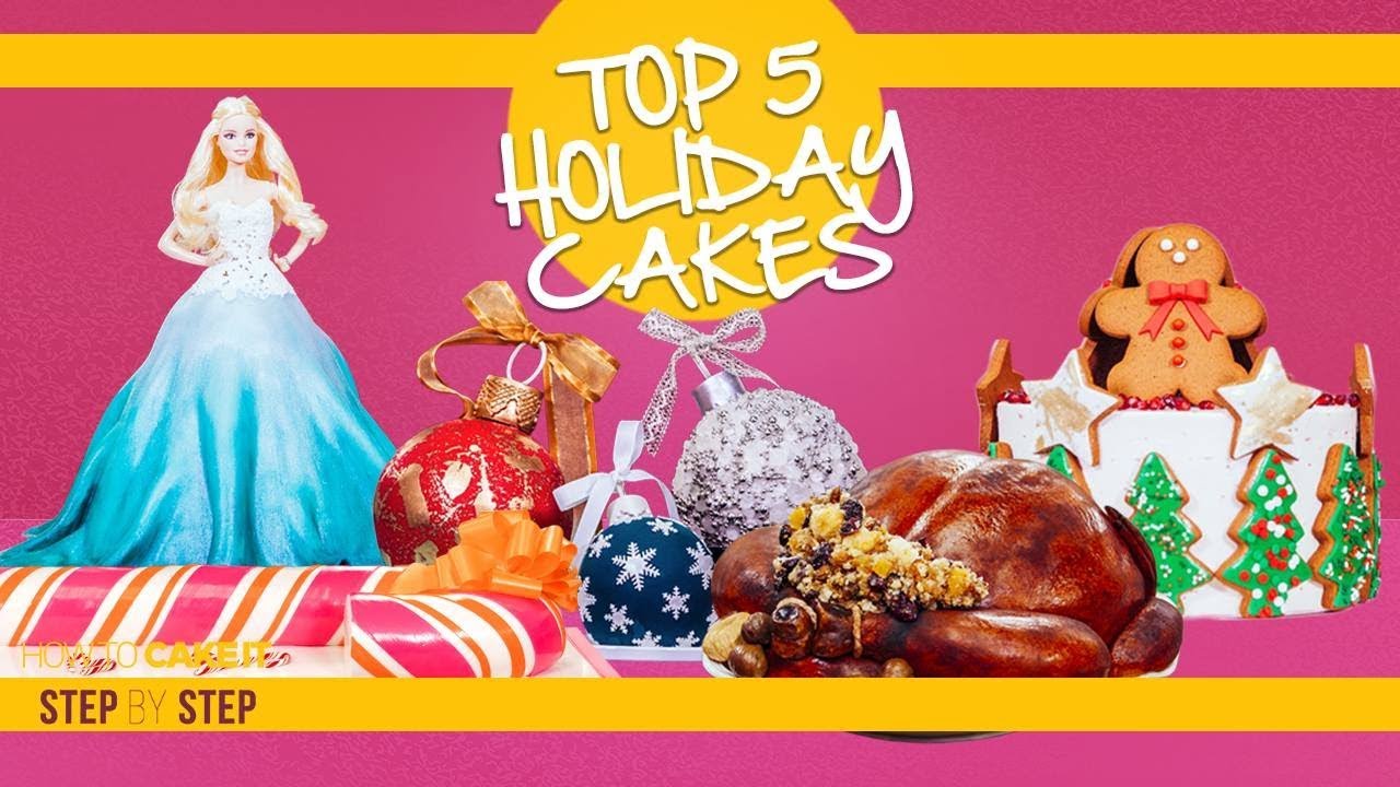 Top 5 Holiday Cakes Compilation | Mindblowing Cakes for Christmas | How ...